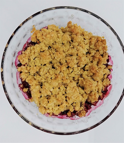 Crumble aux mûres simple et rapide — Recette — Alexia Tiga