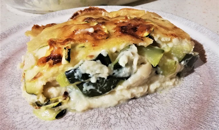 Gratin de courgette en béchamel simple et rapide — Alexia Tiga